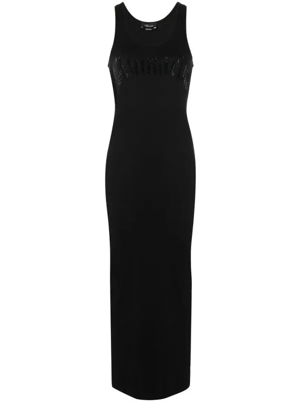 Blumarine Logo-print Maxi Dress