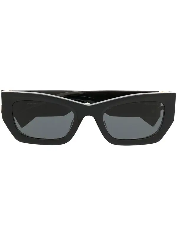 Miu Miu Rectangular Sunglasses - Black