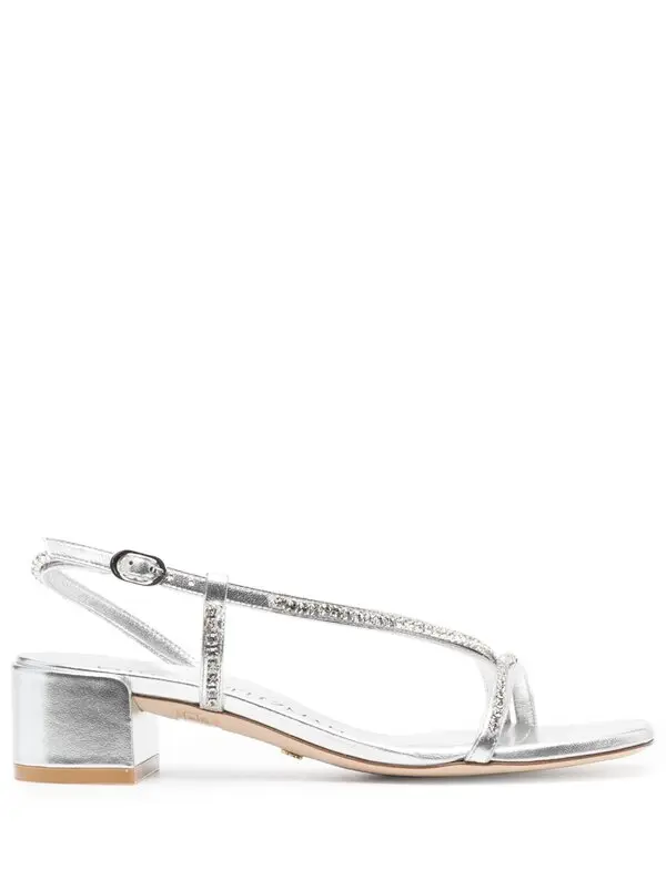 STUART WEITZMAN Crystal-embellished Sandals
