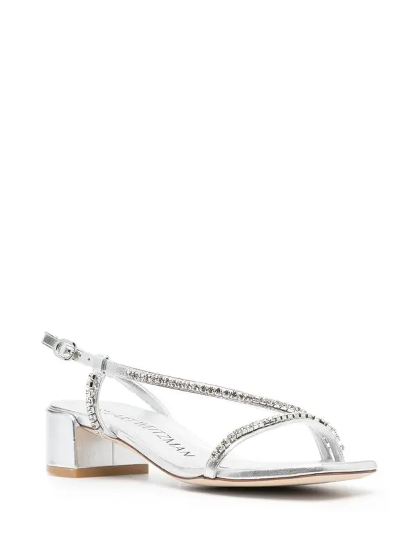 STUART WEITZMAN Crystal-embellished Sandals