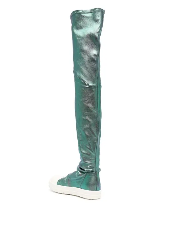 Rick Owens Stocking Metallic Sneaker-boots