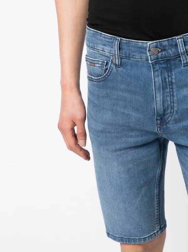 BOSS Straight-leg Denim Shorts