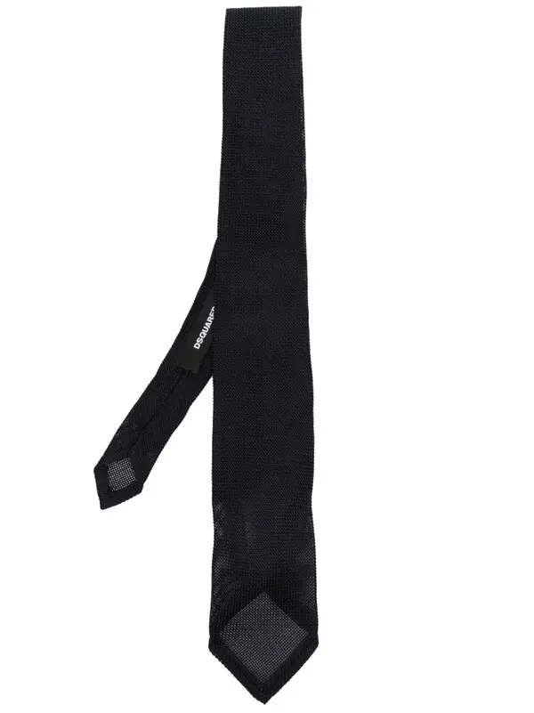 Dsquared2 Silk Lightweight Tie - Blue