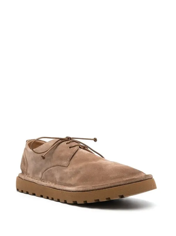 Marsèll Sancrispa Alta Suede Derby Shoes - Brown