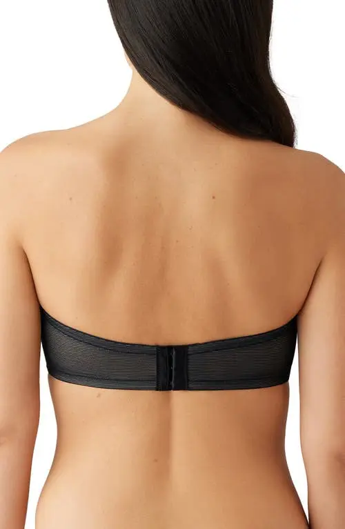 Wacoal Visual Effects Strapless Underwire Minimizer Bra - Black