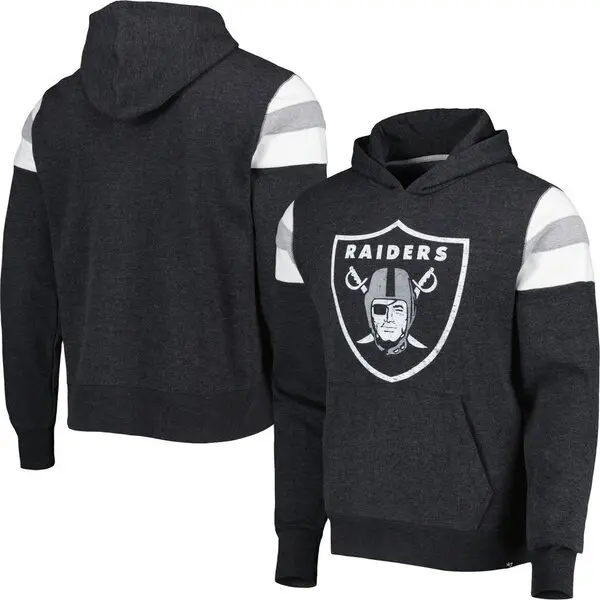 '47 Heathered Las Vegas Raiders Premier Nico Pullover Hoodie