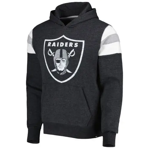 '47 Heathered Las Vegas Raiders Premier Nico Pullover Hoodie