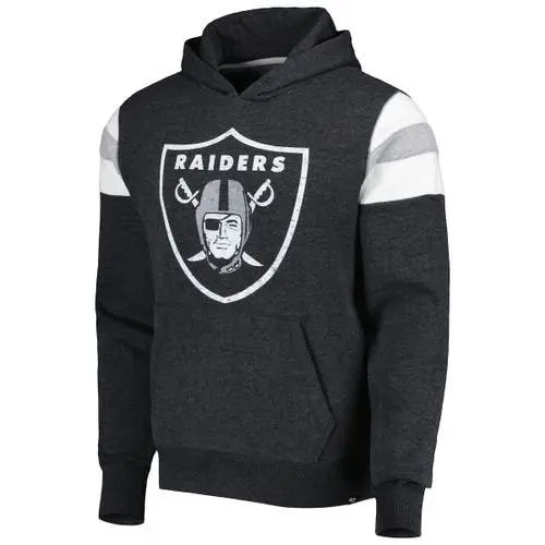 '47 Heathered Las Vegas Raiders Premier Nico Pullover Hoodie