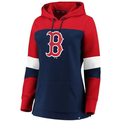 Profile Boston Red Sox Colorblock Pullover Hoodie