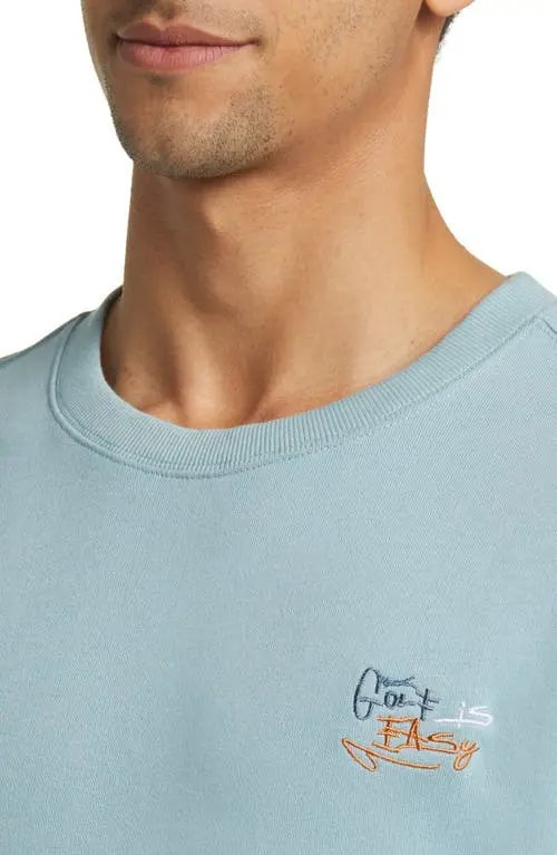 SWANNIES Embroidered French Terry Sweatshirt