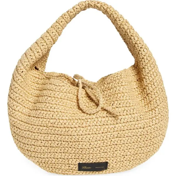 Khaite Olivia Raffia Hobo Bag