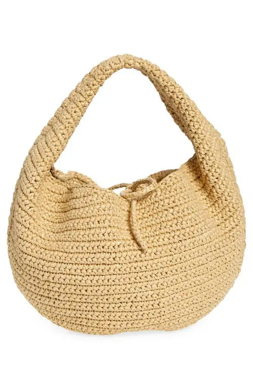 Khaite Olivia Raffia Hobo Bag
