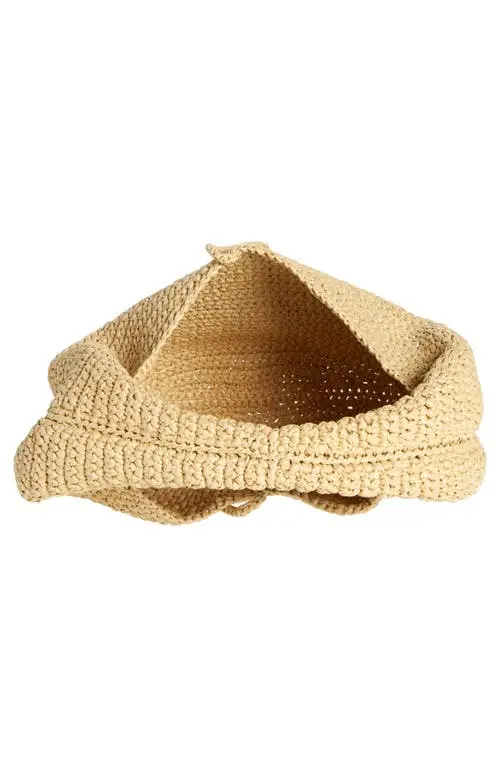 Khaite Olivia Raffia Hobo Bag