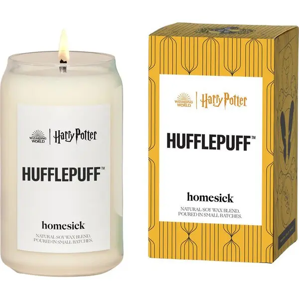 HOMESICK Wizarding World Of Harry Potter Candle - Yellow - Hufflepuff