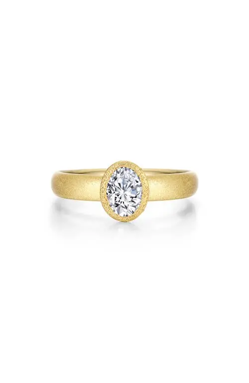 Lafonn Oval Solitaire Ring - White