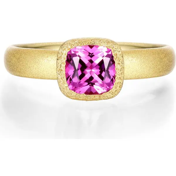 Lafonn Lab Grown Sapphire Solitaire Ring - Purple