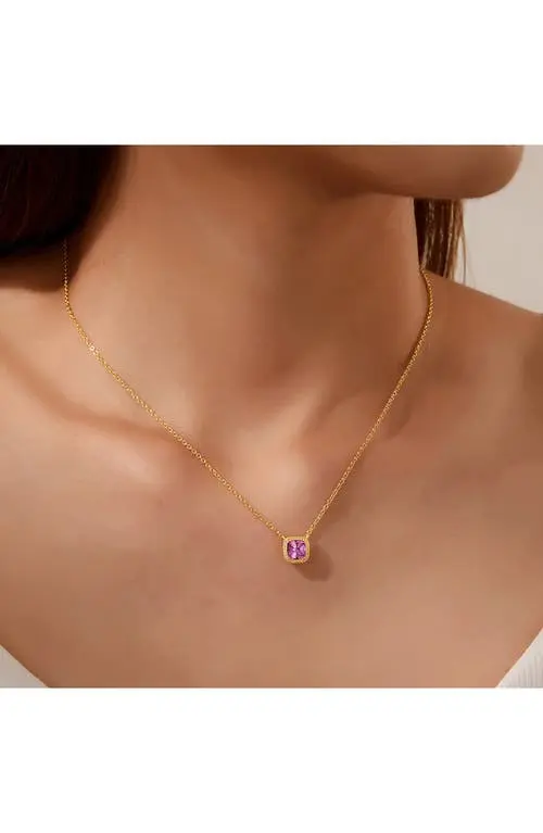 Lafonn Lab Created Sapphire Pendant Necklace