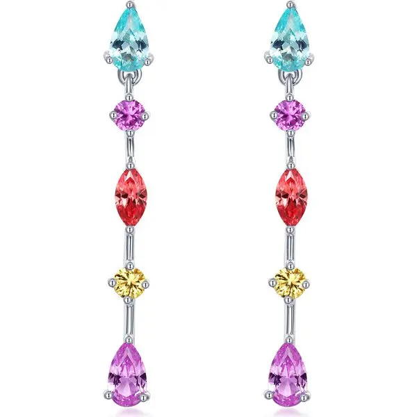 Lafonn Fancy Sapphire Drop Earrings - Assorted