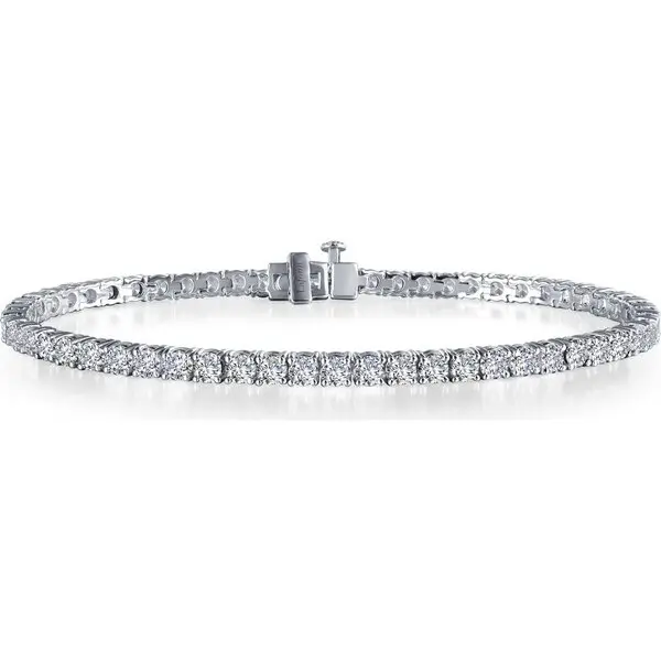 Lafonn Simulated Diamond Tennis Bracelet - White