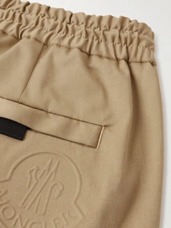 Moncler Tapered Cotton-blend Gabardine Trousers
