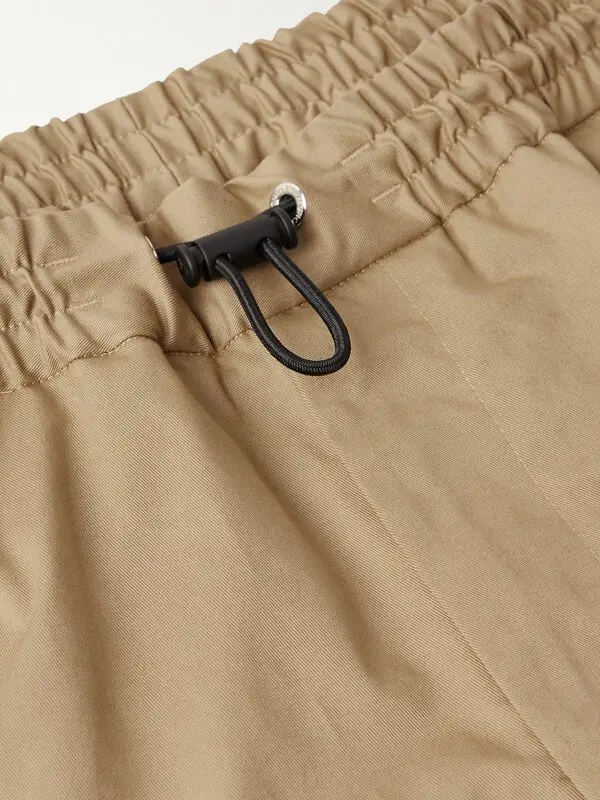 Moncler Tapered Cotton-blend Gabardine Trousers