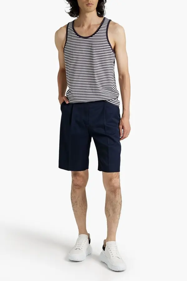Sunspel Striped Cottonjersey Tank