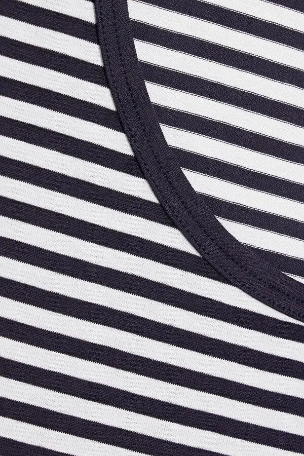 Sunspel Striped Cottonjersey Tank