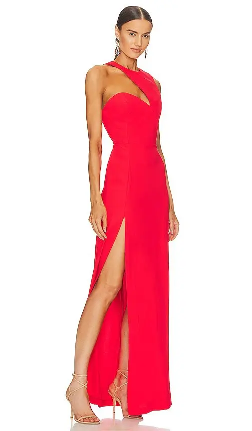 Amanda Uprichard Gilda Gown - Crimson