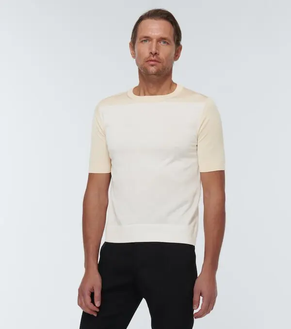 JIL SANDER Oversized Silk T-shirt