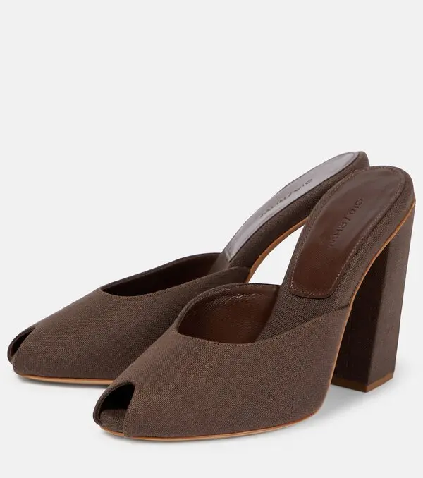 GIA BORGHINI Rosie 38 Mules - Brown