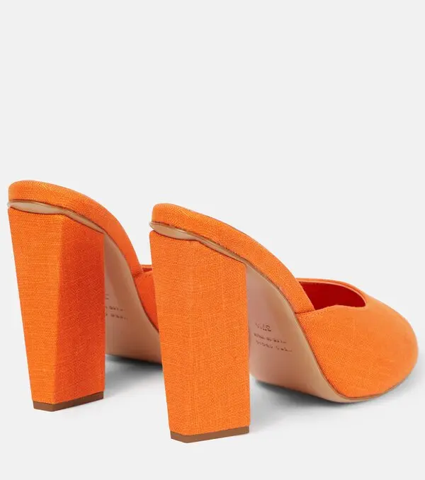 GIA BORGHINI Rosie 38 Mules - Orange