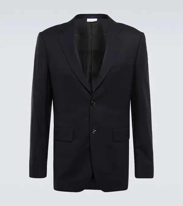 Comme Des Garçons Homme Deux Single-breasted Wool Blazer