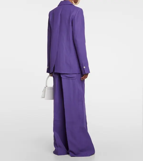 Jacquemus Amaro Twill Jacket - Purple