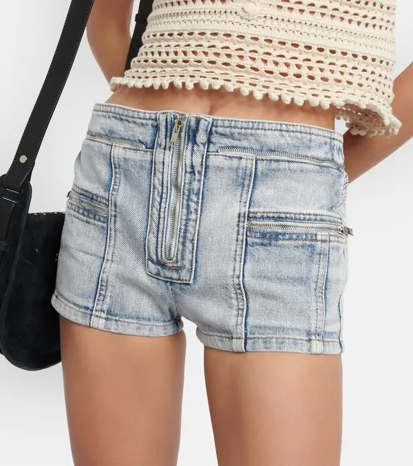 Isabel Marant Étoile Lary Denim Shorts - Blue