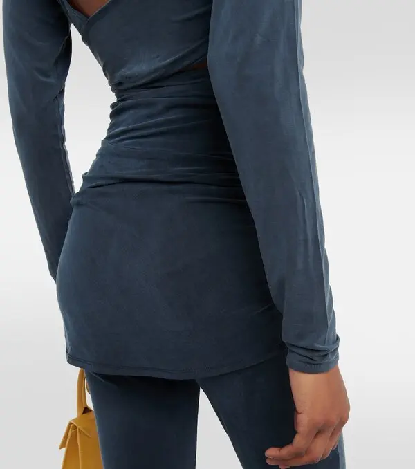 Jacquemus Le Pantalon Espelho Flared Pants - Blue