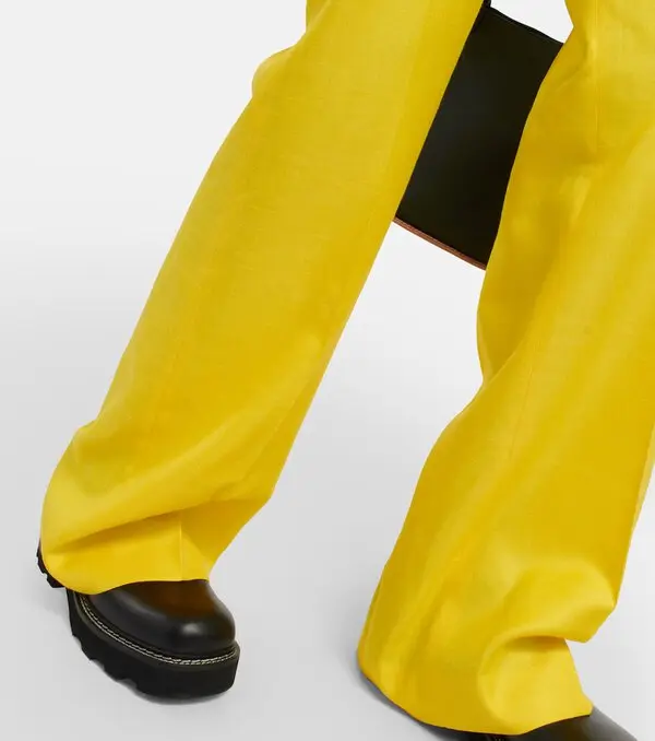 Gabriela Hearst Straight Leg Pants - Yellow