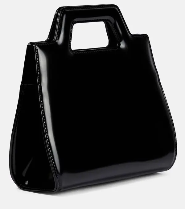 FERRAGAMO Wanda Mini Leather Tote