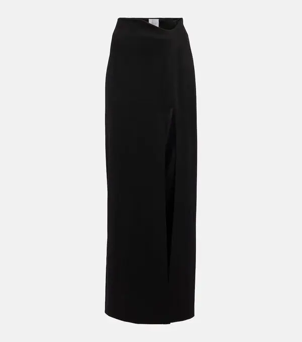 Galvan Alicja Jersey Maxi Skirt - Black