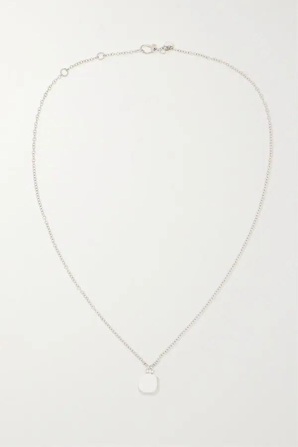 Pomellato Nudo Quartz And Diamond Necklace - Gold