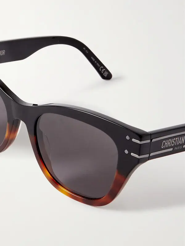 Dior Diorsignature B4i Square-frame Sunglasses - Black