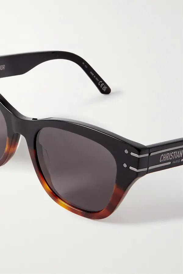 Dior Diorsignature B4i Square-frame Sunglasses - Black