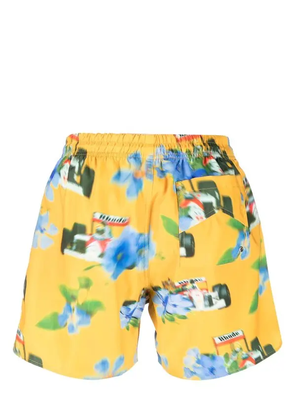 Rhude Graphic-print Swimming Shorts