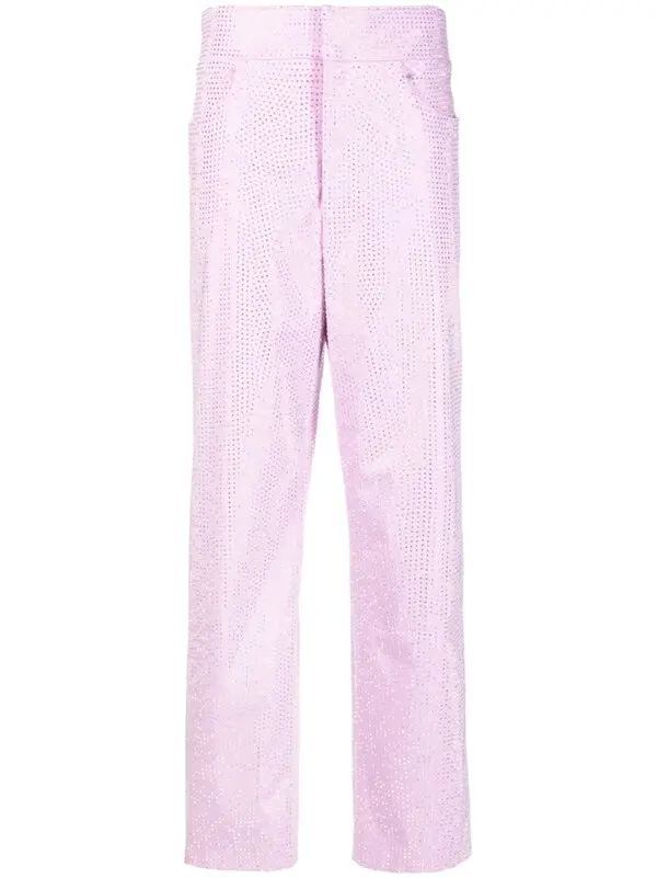 Giuseppe Di Morabito Crystal-embellished Trousers