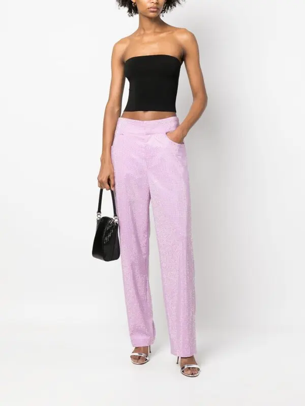 Giuseppe Di Morabito Crystal-embellished Trousers