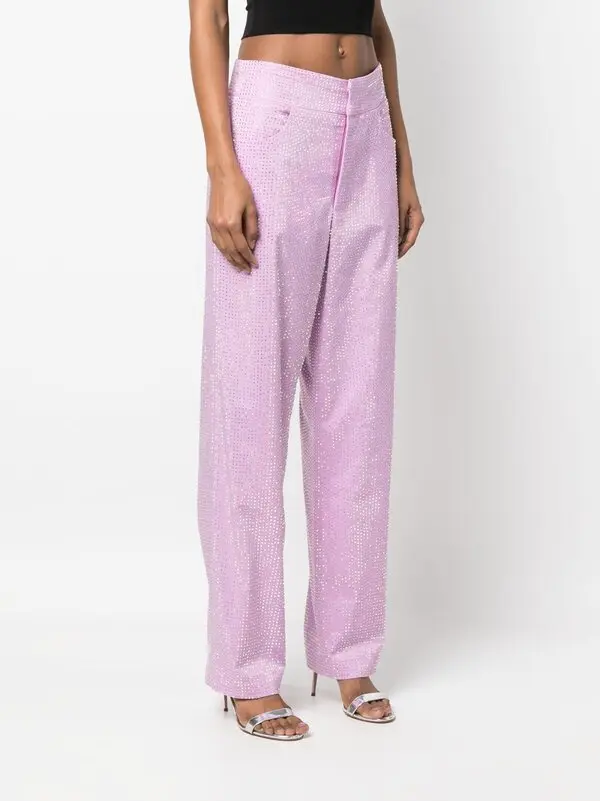 Giuseppe Di Morabito Crystal-embellished Trousers