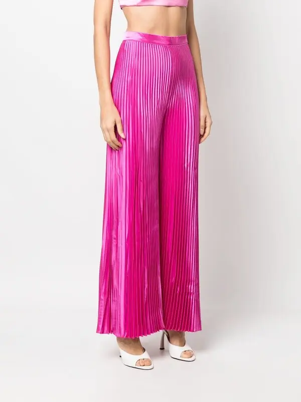 L'IDEE Pleated High-waisted Trousers
