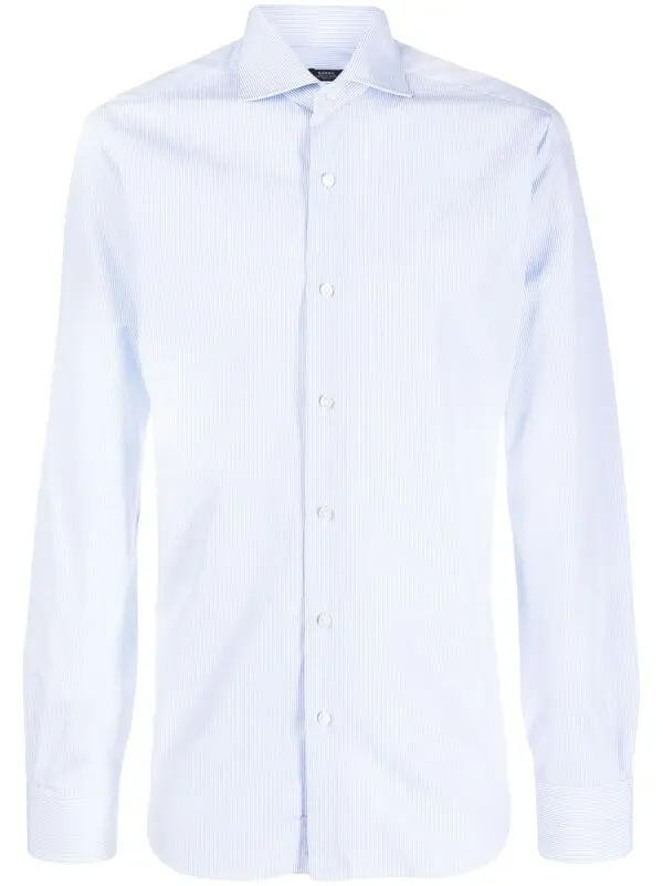 BARBA NAPOLI Classic Button-up Shirt - Blue