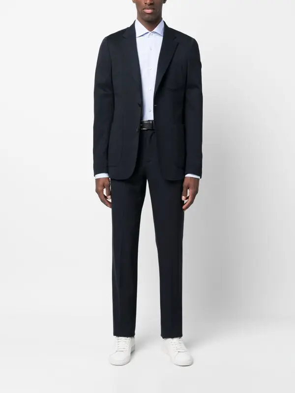 BARBA NAPOLI Classic Button-up Shirt - Blue