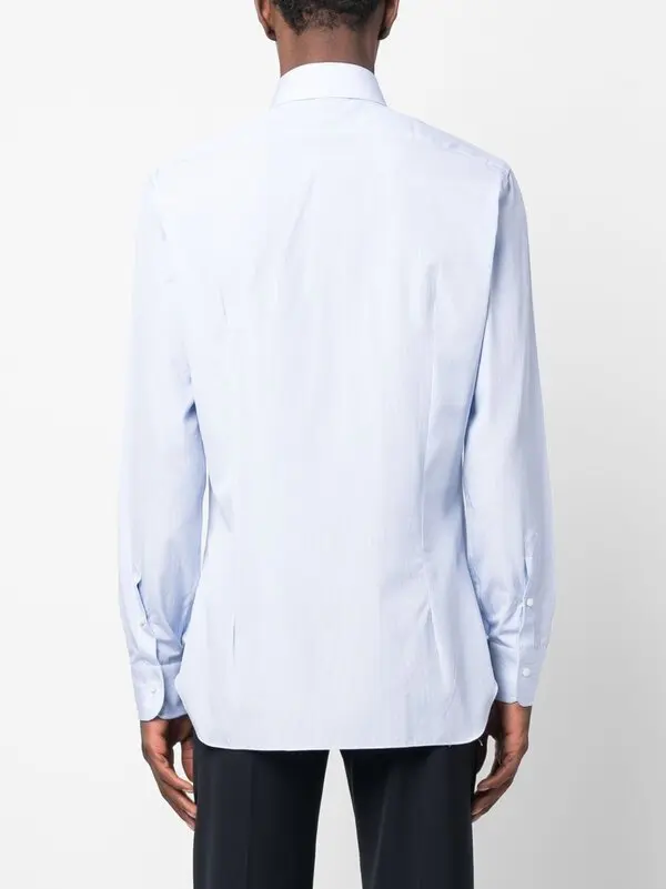 BARBA NAPOLI Classic Button-up Shirt - Blue