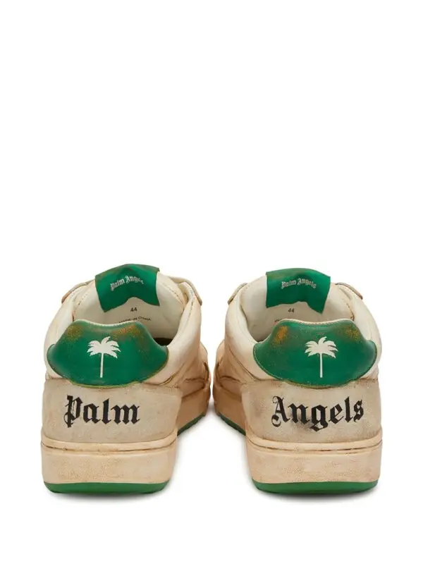 Palm Angels University Distressed Low-top Sneakers